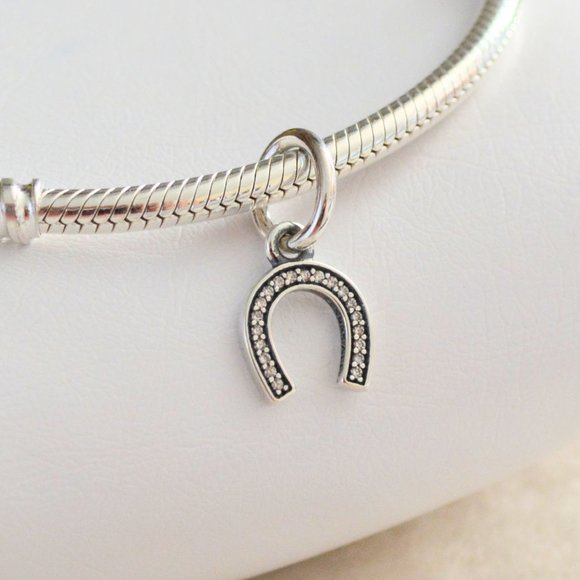 Pandora | Jewelry | Pandora Symbol Of Luck Dangle Charm Horseshoe Only ...